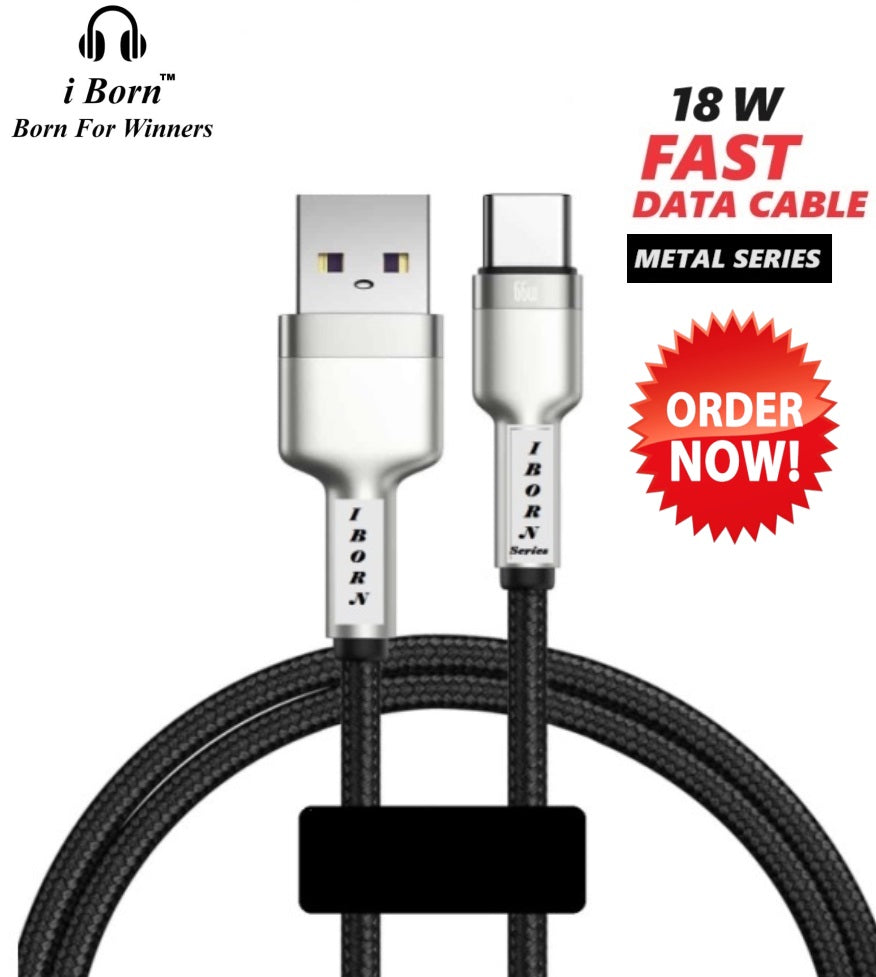 18W METAL SERIES TYPE C CABLE – i Born